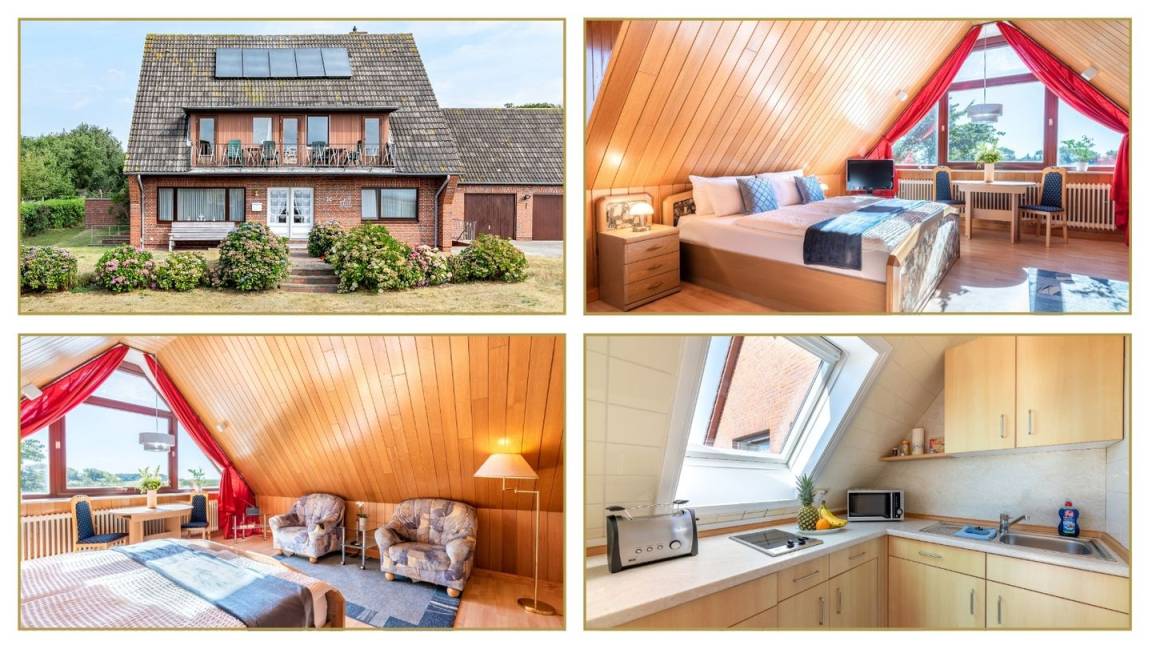 50 M² Ferienwohnung ∙ 1 Schlafzimmer ∙ 2 Gäste - Utersum