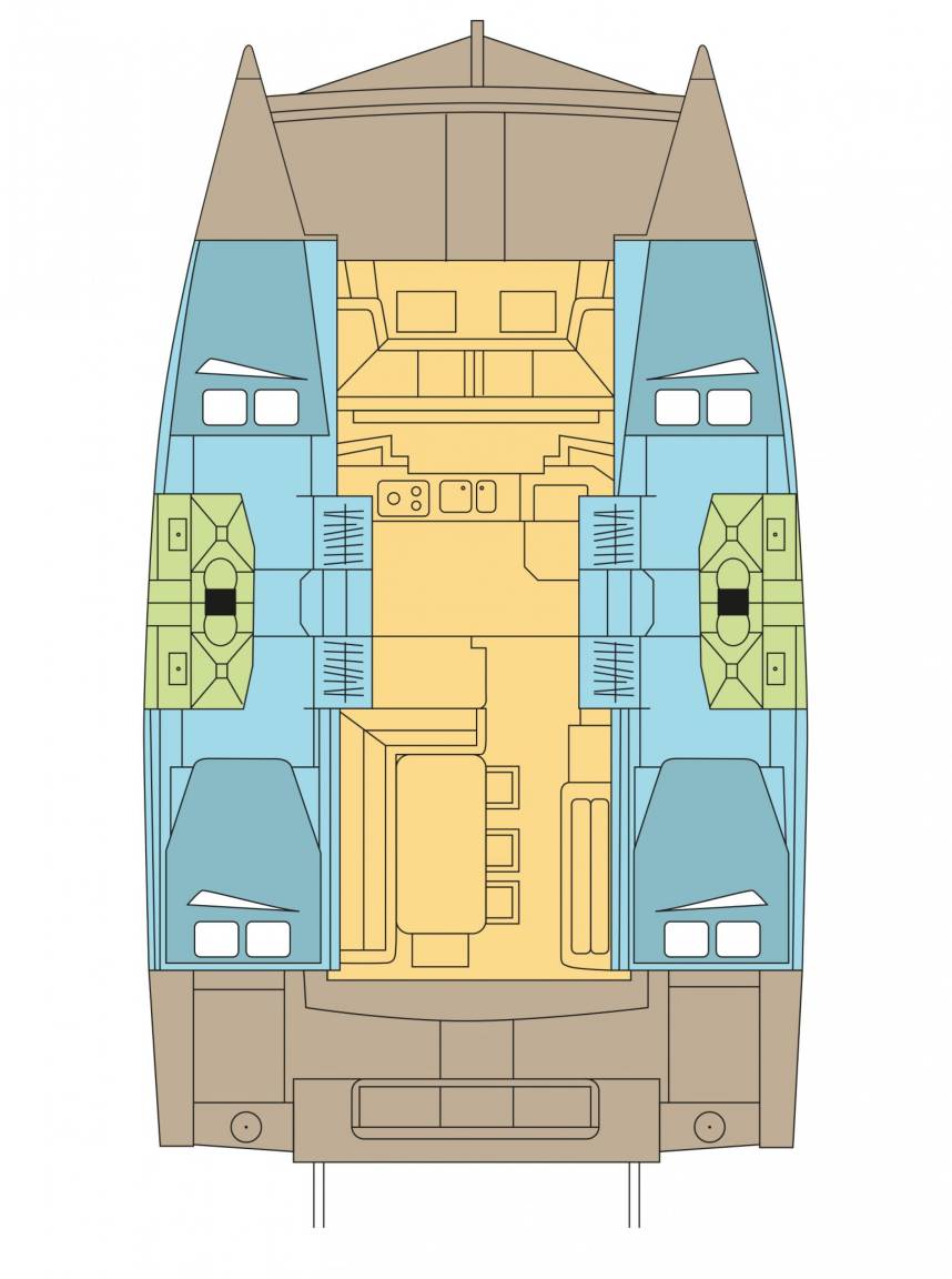 12 M² Casa Flotante ∙ 4 Habitaciones ∙ 8 Huéspedes - Nasáu