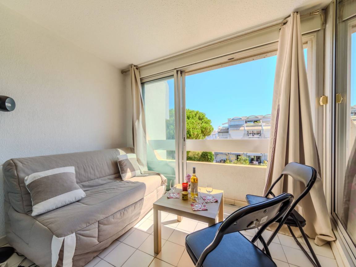 28 M² Ferienwohnung ∙ 1 Schlafzimmer ∙ 4 Gäste - La Grande-Motte