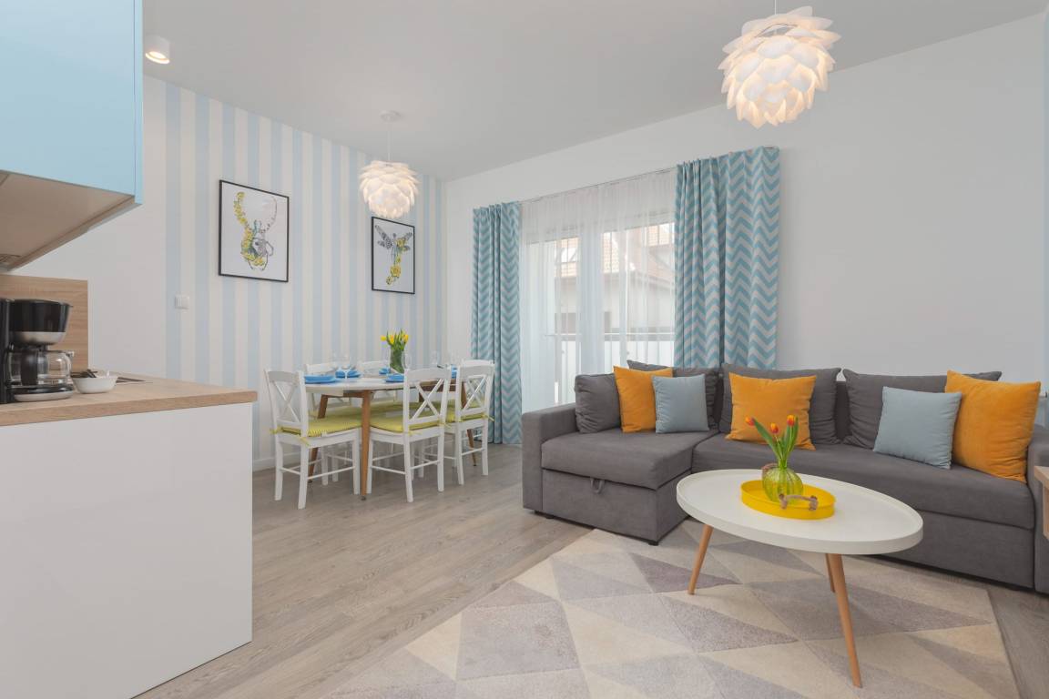 Ferienwohnung ∙ 1 Schlafzimmer ∙ 4 Gäste - Grzybowo