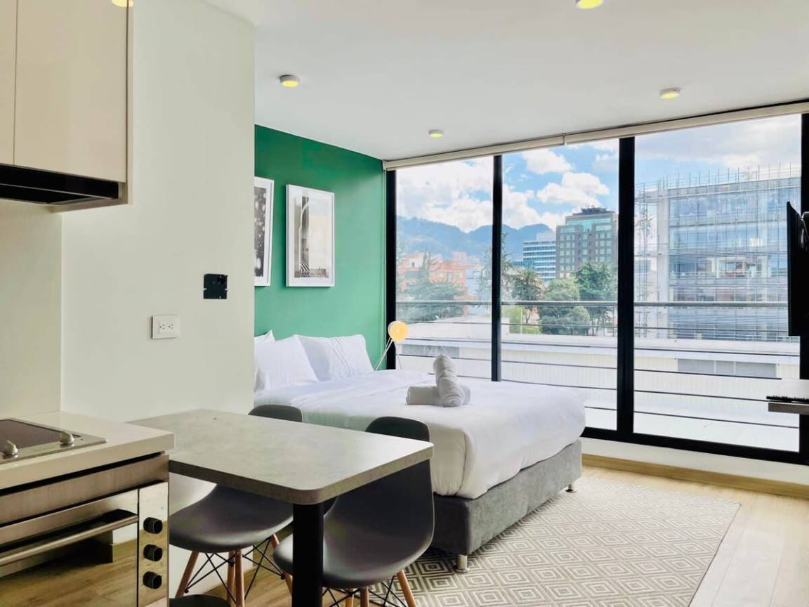 30 M² Apartamento ∙ 1 Habitación ∙ 2 Huéspedes - Bogotá