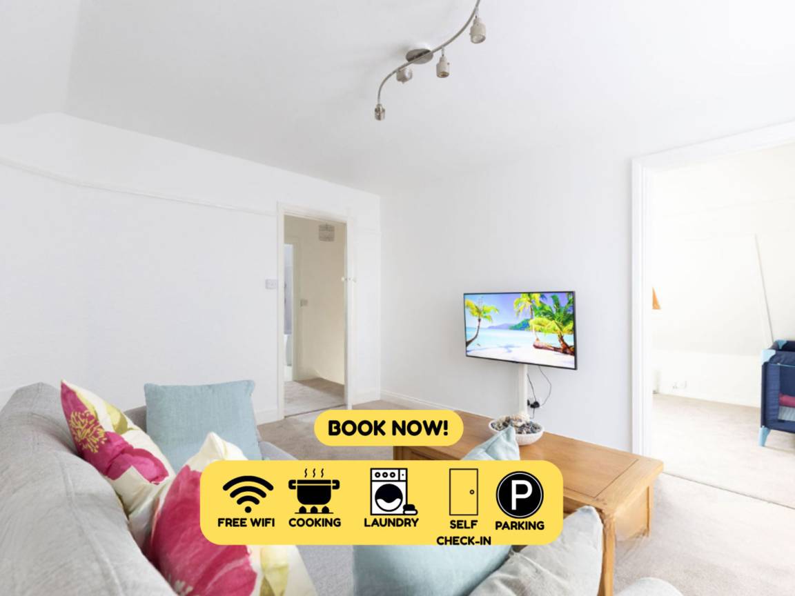 100 M² Appartement ∙ 2 Chambres ∙ 3 Personnes - Steyning