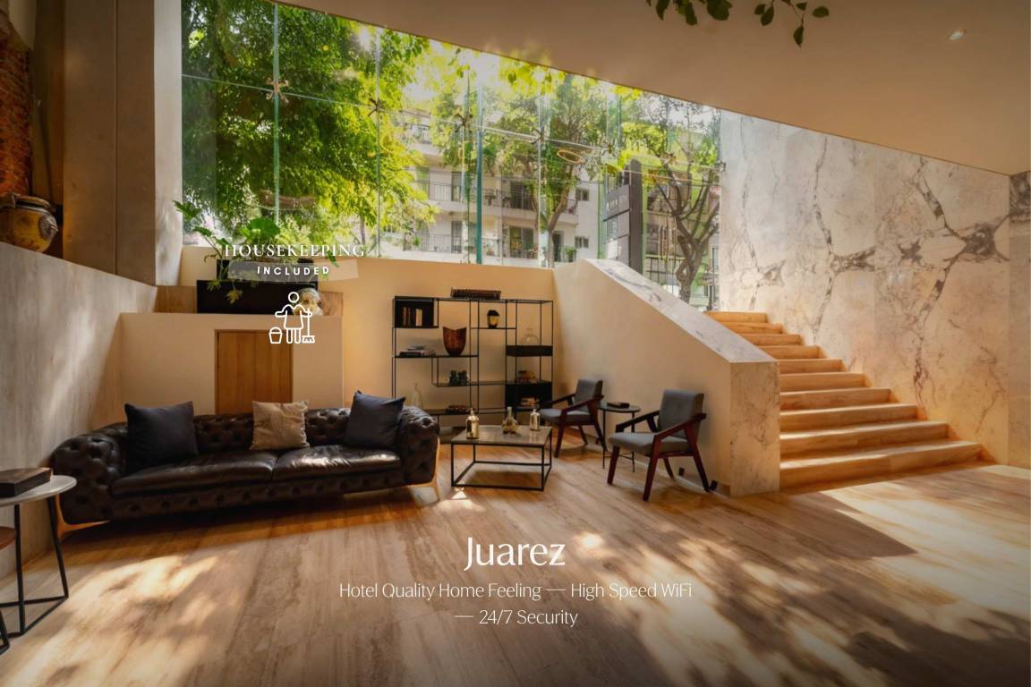 Apartment ∙ 1 Bedroom ∙ 2 Guests - Mexico City