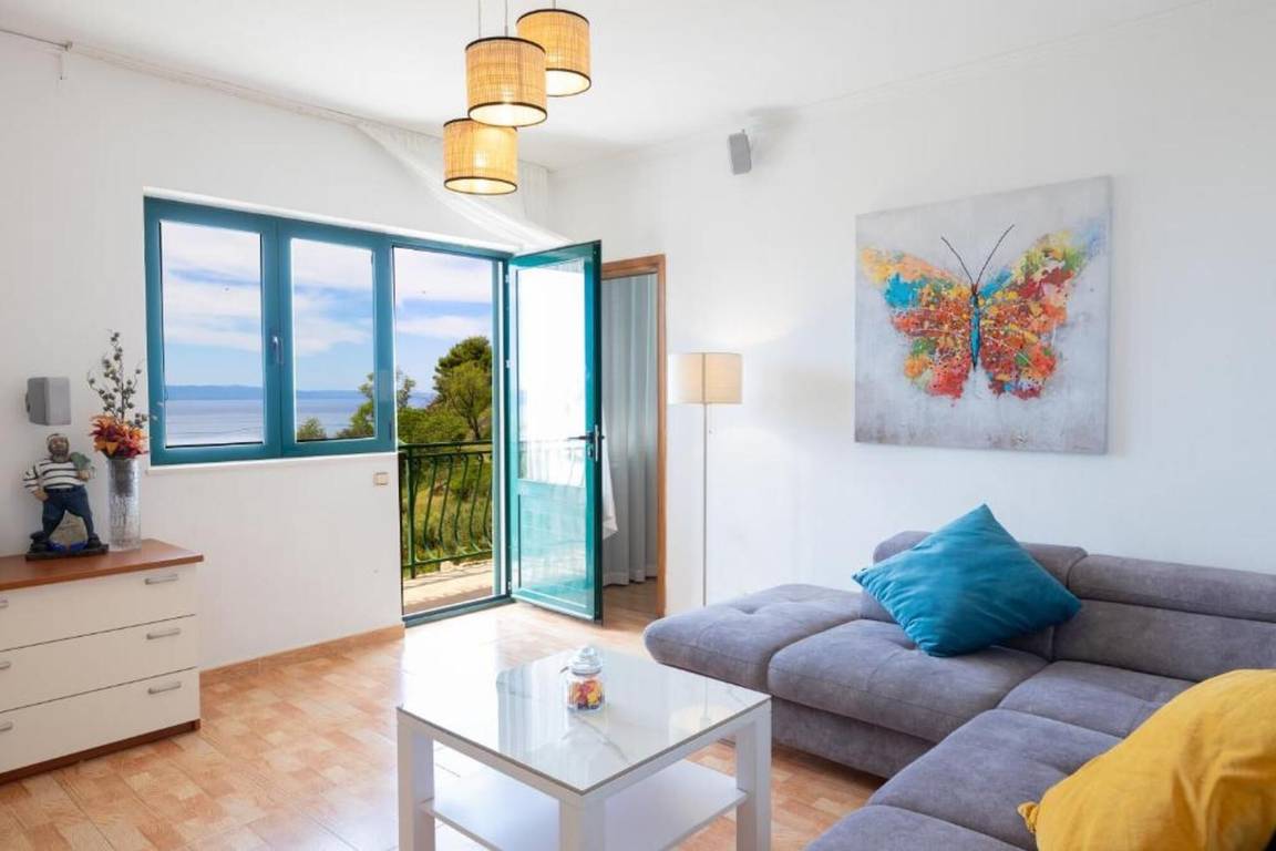 50 M² Apartament ∙ 1 Sypialnia ∙ 4 Gości - Podgora