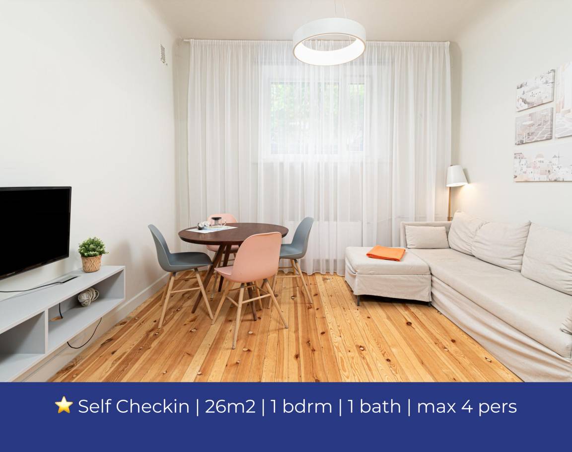 26 M² Appartement ∙ 1 Chambre ∙ 4 Personnes - Riga