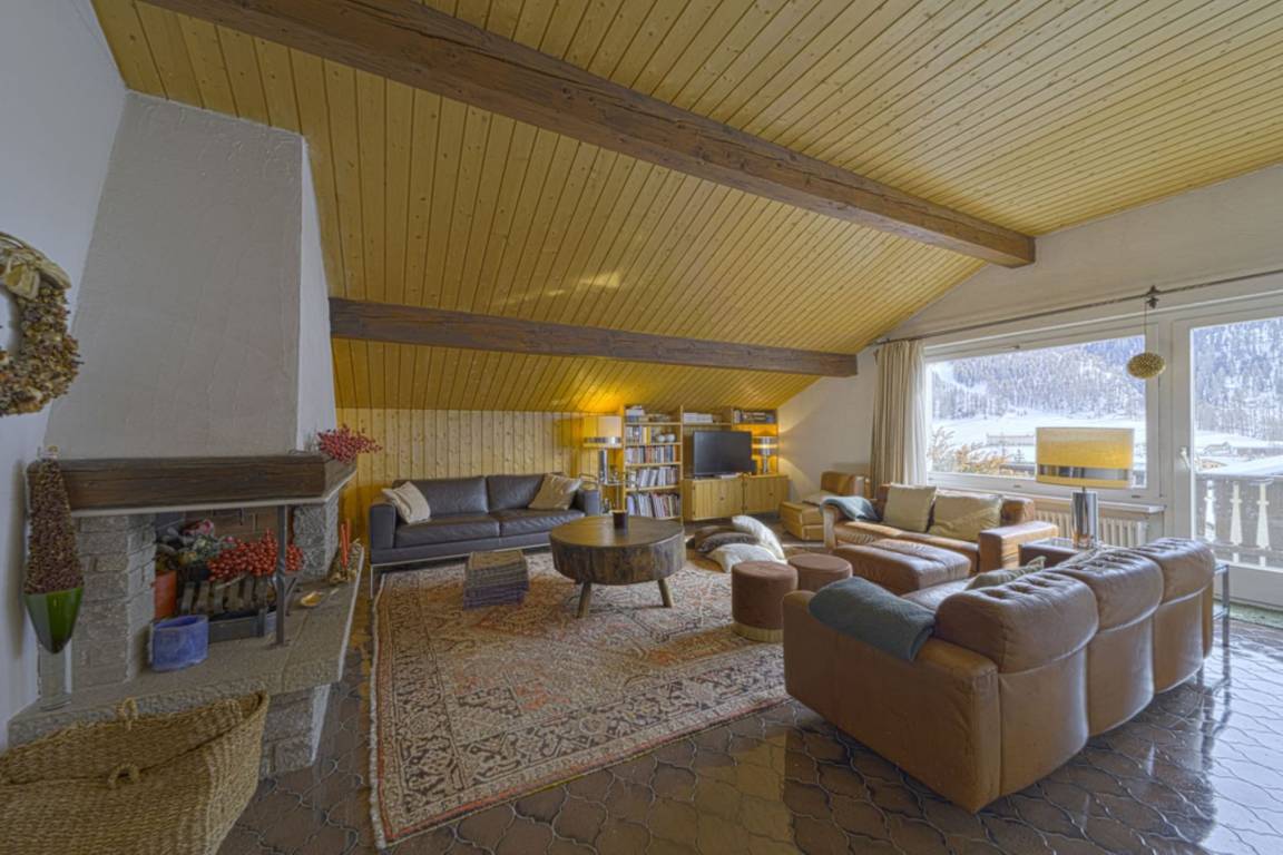 100 M² Ferienwohnung ∙ 3 Schlafzimmer ∙ 6 Gäste - Zuoz