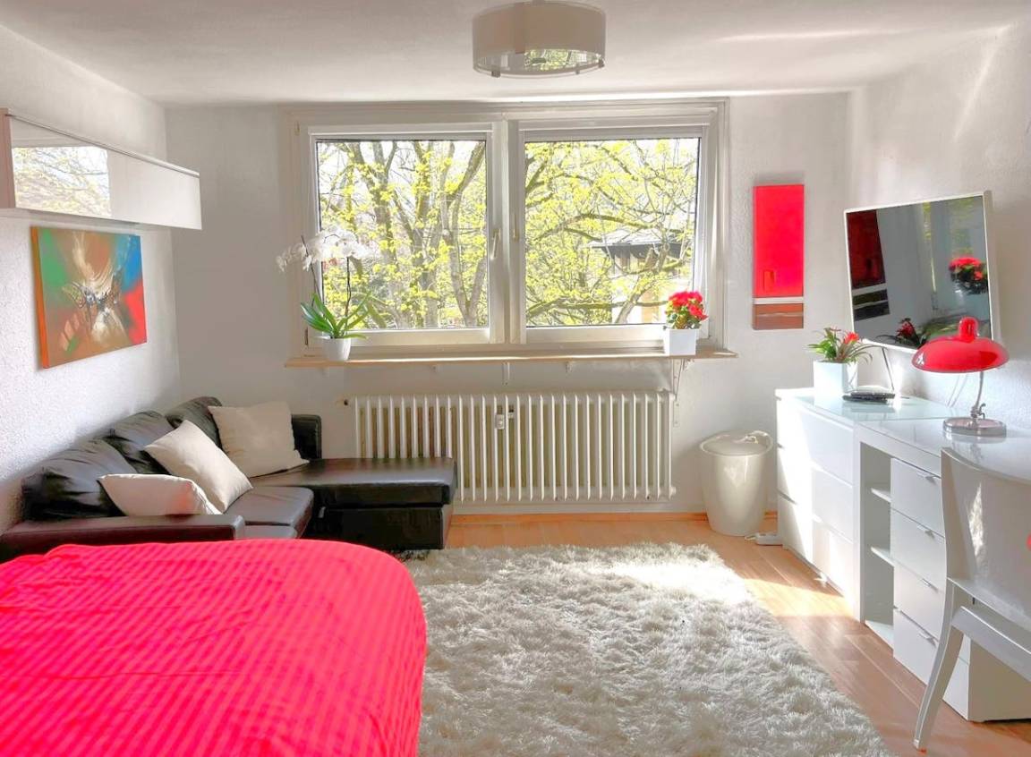 39 M² Apartment ∙ 1 Bedroom ∙ 2 Guests - Frankfurt (Main) Hauptbahnhof