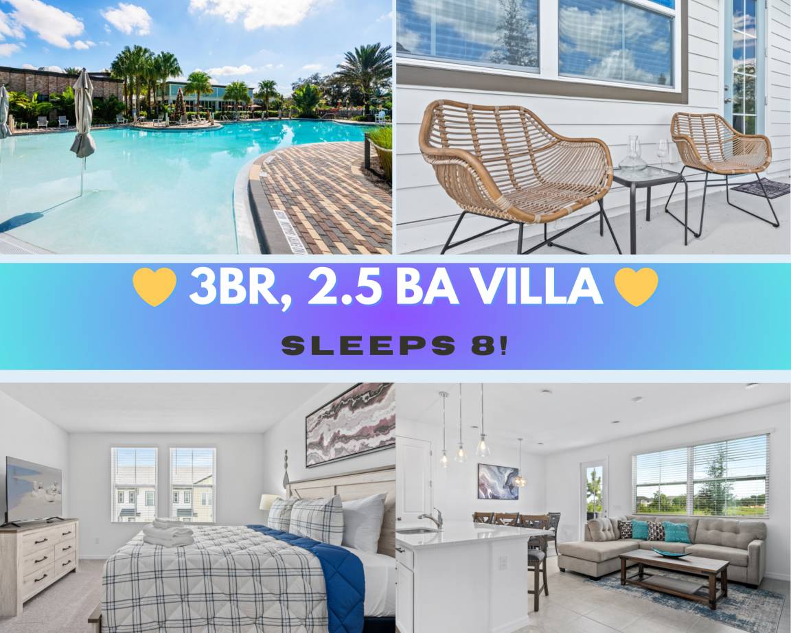 139 M² Maison De Vacances ∙ 3 Chambres ∙ 8 Personnes - Davenport, FL