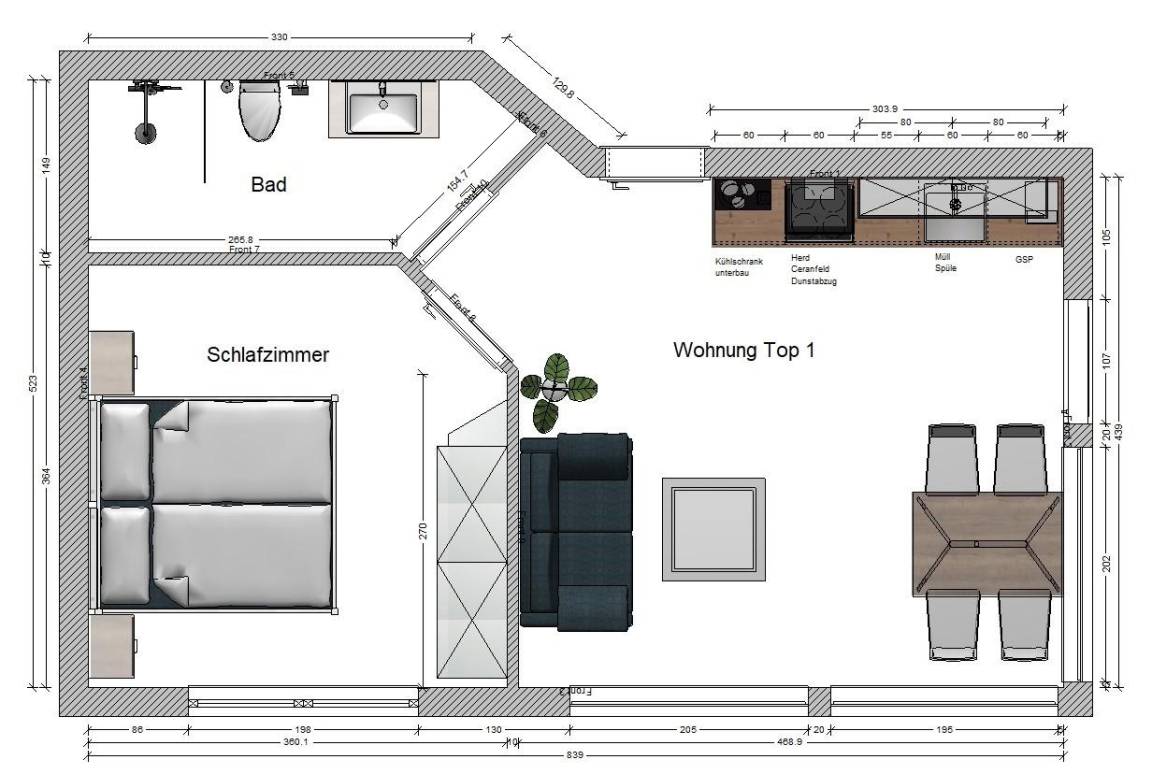 38 M² Ferienwohnung ∙ 1 Schlafzimmer ∙ 2 Gäste - Fulpmes