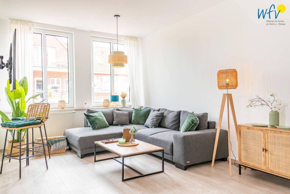 53 M² Ferienwohnung ∙ 1 Schlafzimmer ∙ 2 Gäste - Juist