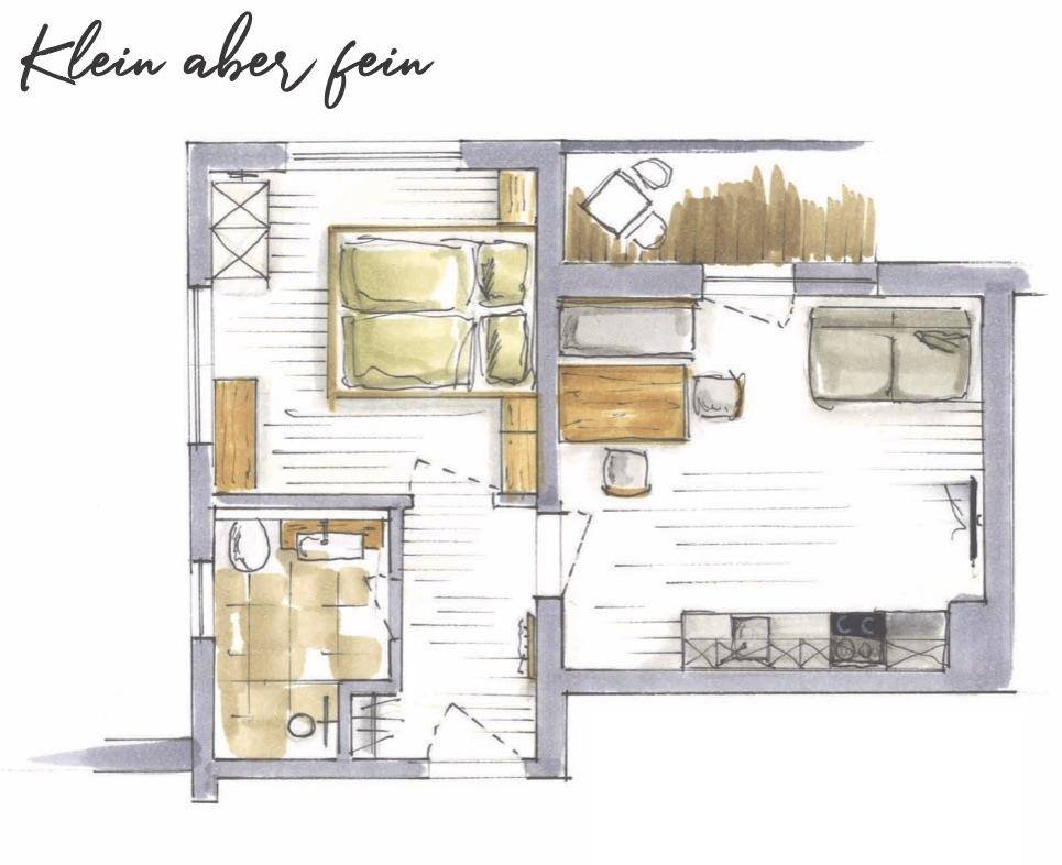 45 M² Apartment ∙ 1 Bedroom ∙ 4 Guests - Schladming
