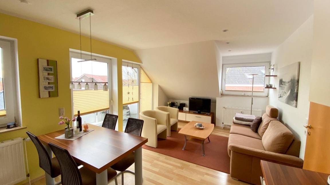 56 M² Appartement ∙ 2 Slaapkamers ∙ 4 Gasten - Borkum