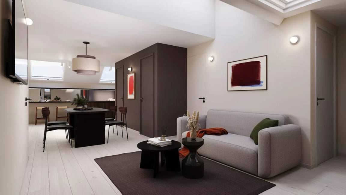 25 M² Appartement ∙ 2 Chambres ∙ 2 Personnes - Schaerbeek