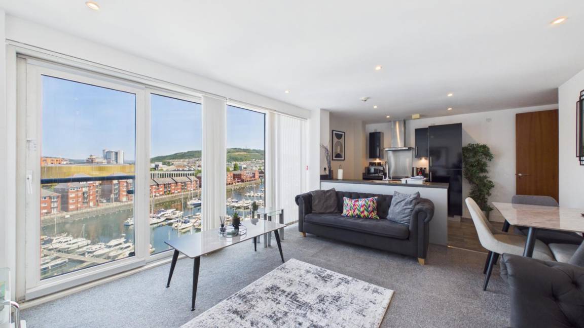 53 M² Apartamento ∙ 1 Habitación ∙ 2 Huéspedes - Swansea