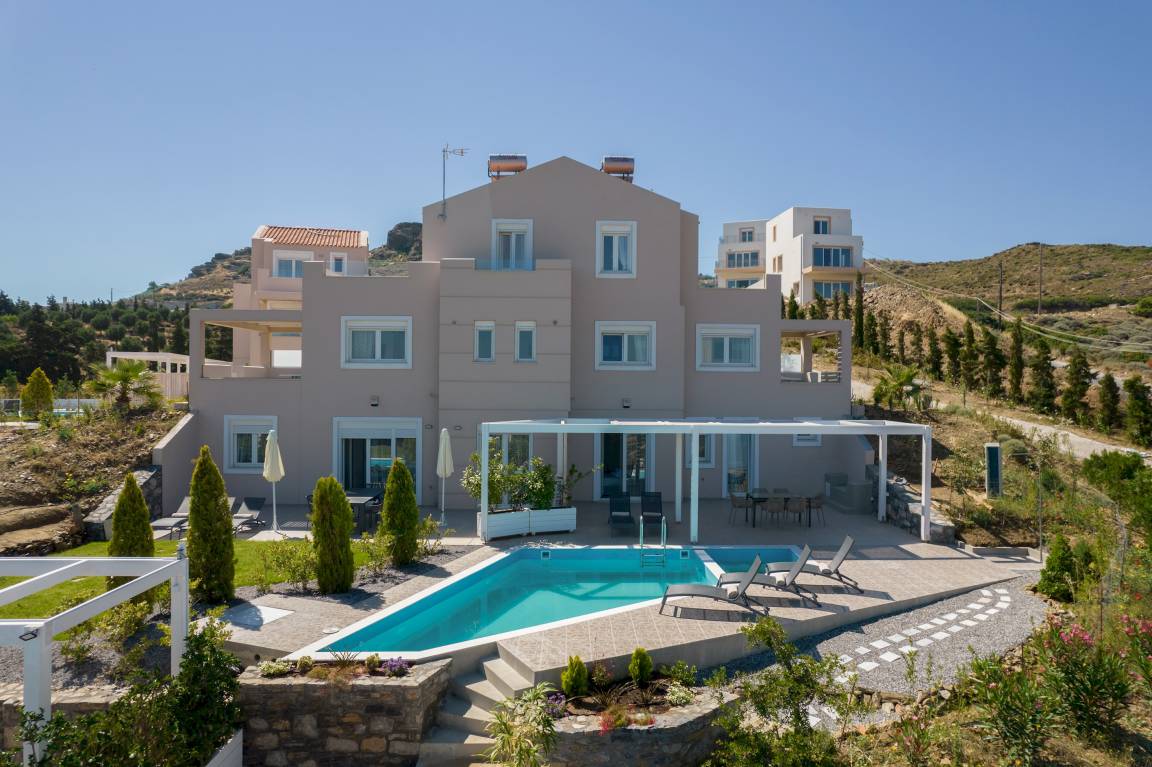 160 M² Villa ∙ 3 Habitaciones ∙ 6 Huéspedes - Crete