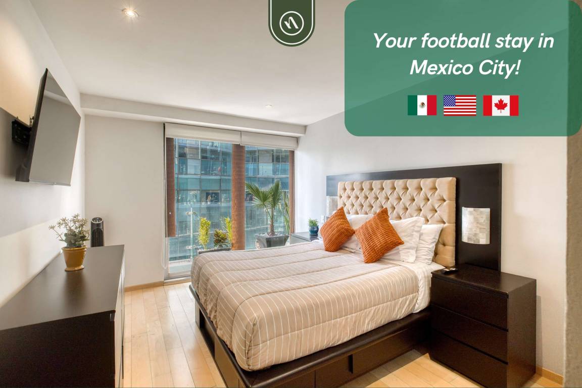 75 M² Apartment ∙ 2 Bedrooms ∙ 4 Guests - Mexico City