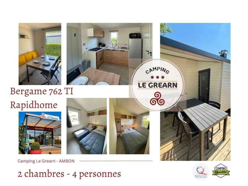 30 M² Camping ∙ 2 Bedrooms ∙ 4 Guests - Morbihan