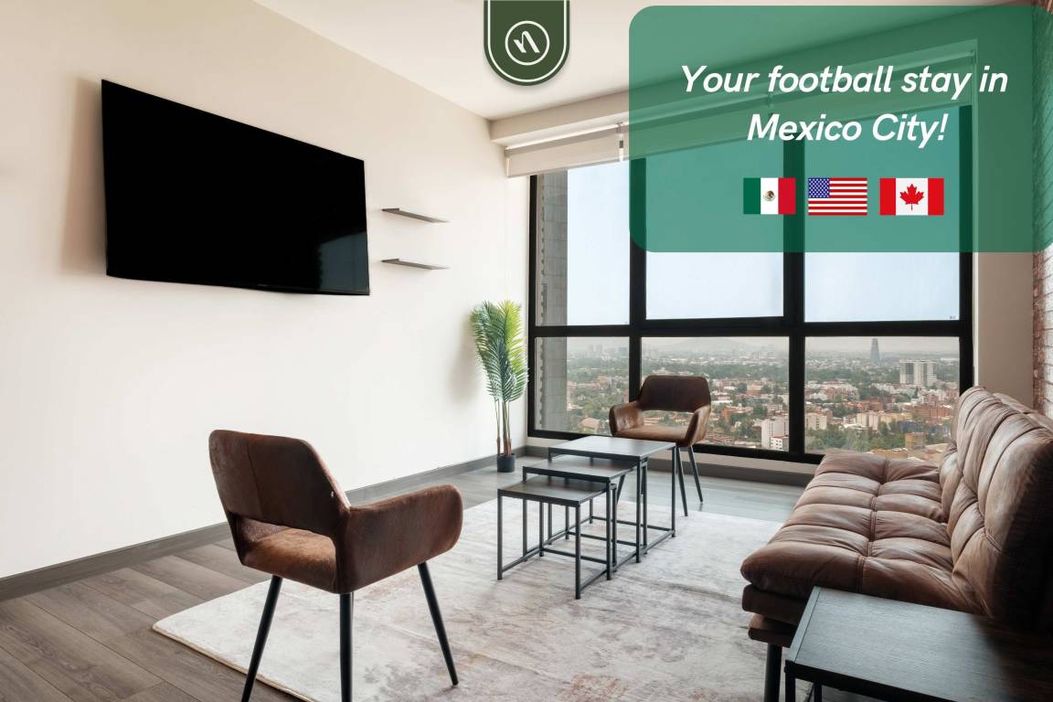Apartment ∙ 1 Bedroom ∙ 3 Guests - Mexico City