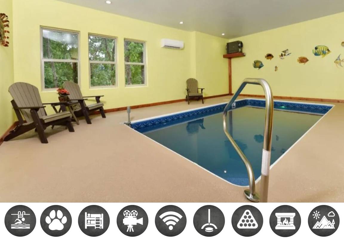 293 M² Cabin ∙ 3 Bedrooms ∙ 14 Guests - Pigeon Forge, TN