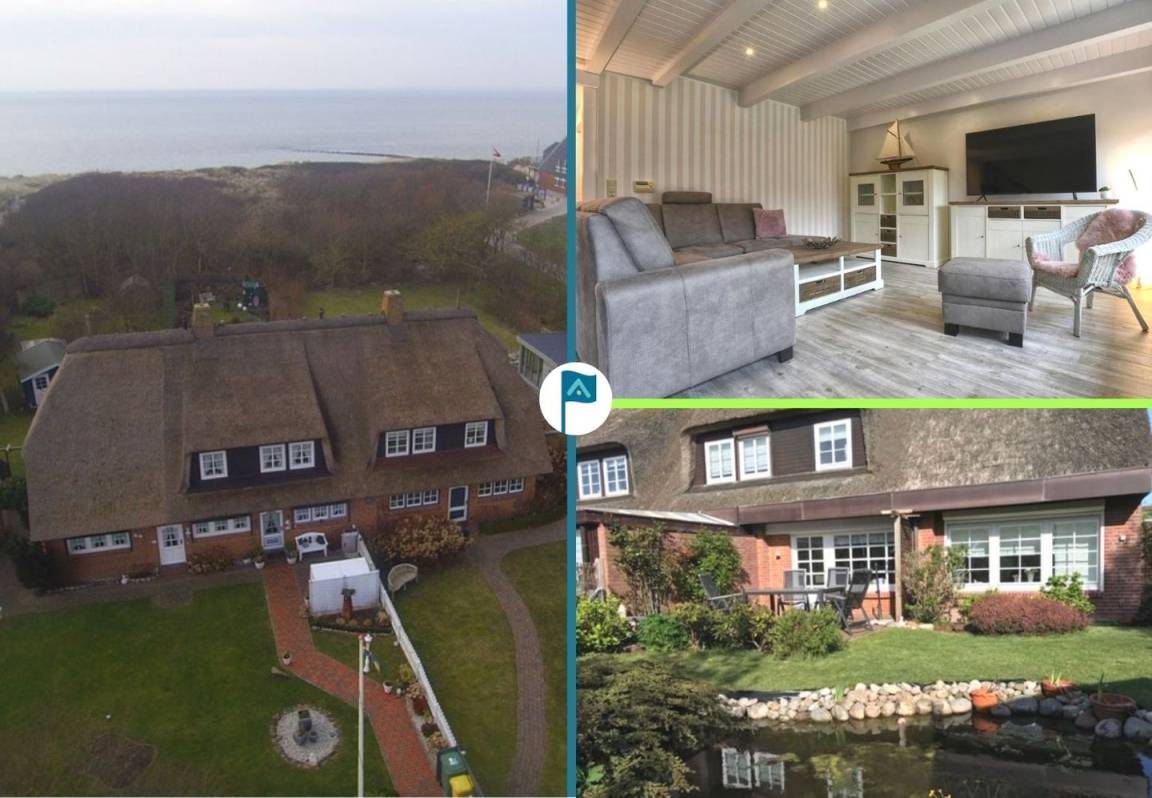 80 M² Ferienhaus ∙ 3 Schlafzimmer ∙ 5 Gäste - Utersum