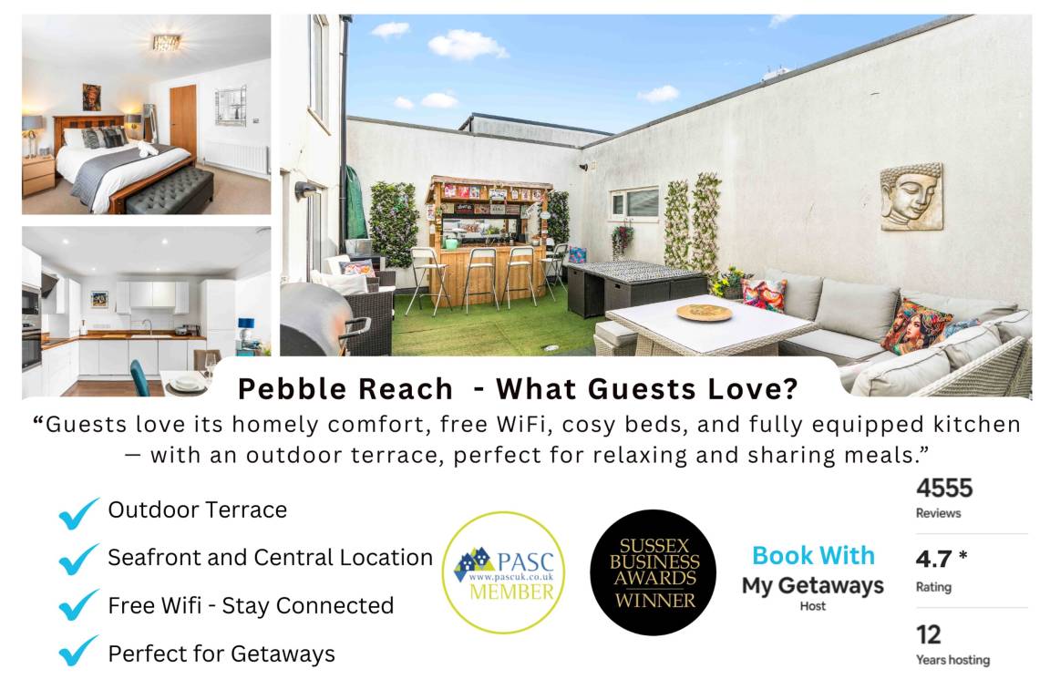 84 M² Apartment ∙ 2 Bedrooms ∙ 4 Guests - Hove