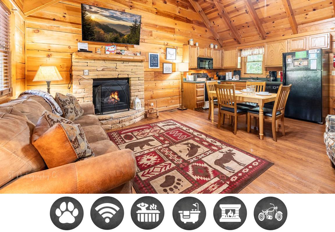 72 M² Cabin ∙ 1 Bedroom ∙ 4 Guests - Pigeon Forge, TN