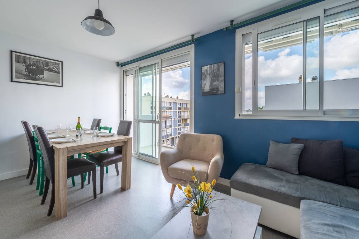 77 M² Apartamento ∙ 4 Habitaciones ∙ 10 Huéspedes - Cholet