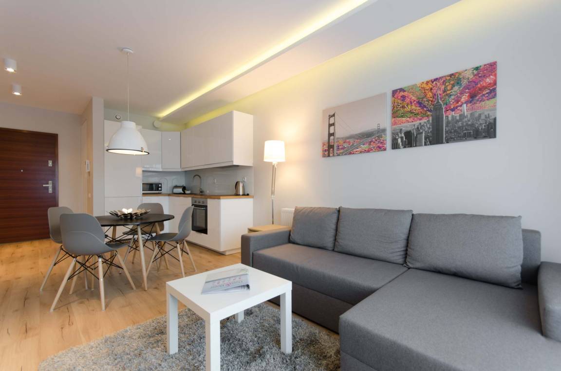 40 M² Ferienwohnung ∙ 1 Schlafzimmer ∙ 4 Gäste - Danzig