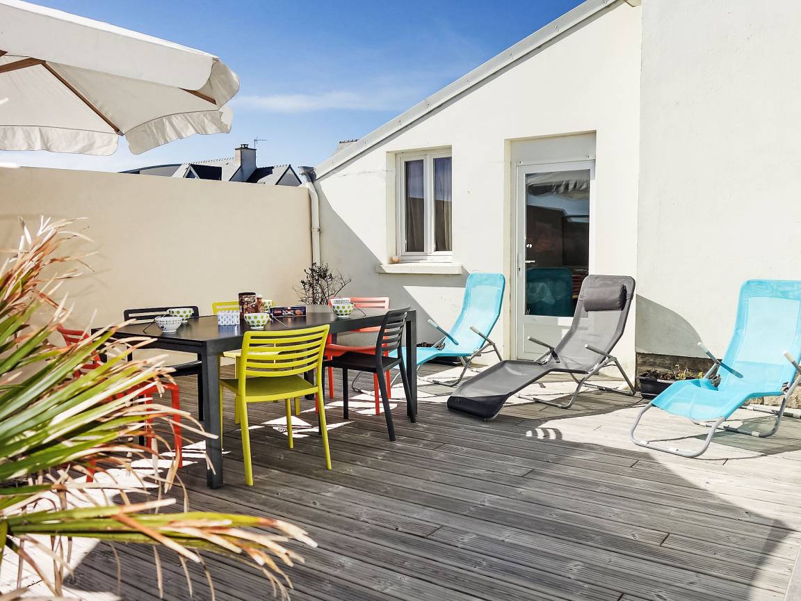 84 M² Casa ∙ 3 Habitaciones ∙ 7 Huéspedes - Loctudy