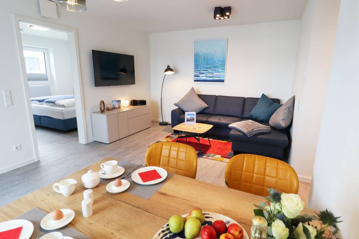 62 M² Ferienwohnung ∙ 1 Schlafzimmer ∙ 4 Gäste - Butjadingen