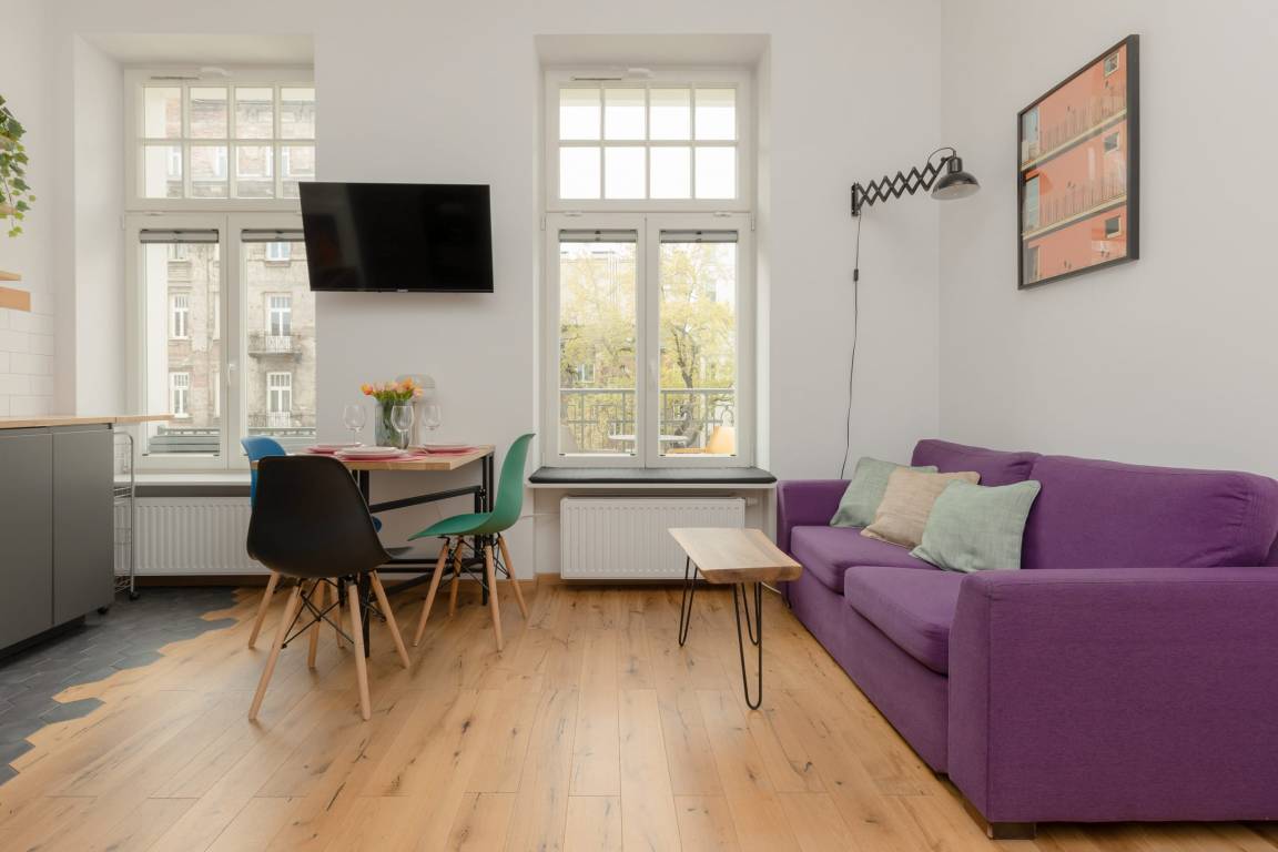 30 M² Apartment ∙ 1 Bedroom ∙ 3 Guests - Warsaw