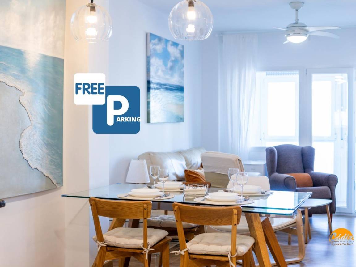 107 M² Appartement ∙ 3 Chambres ∙ 6 Personnes - Cadix