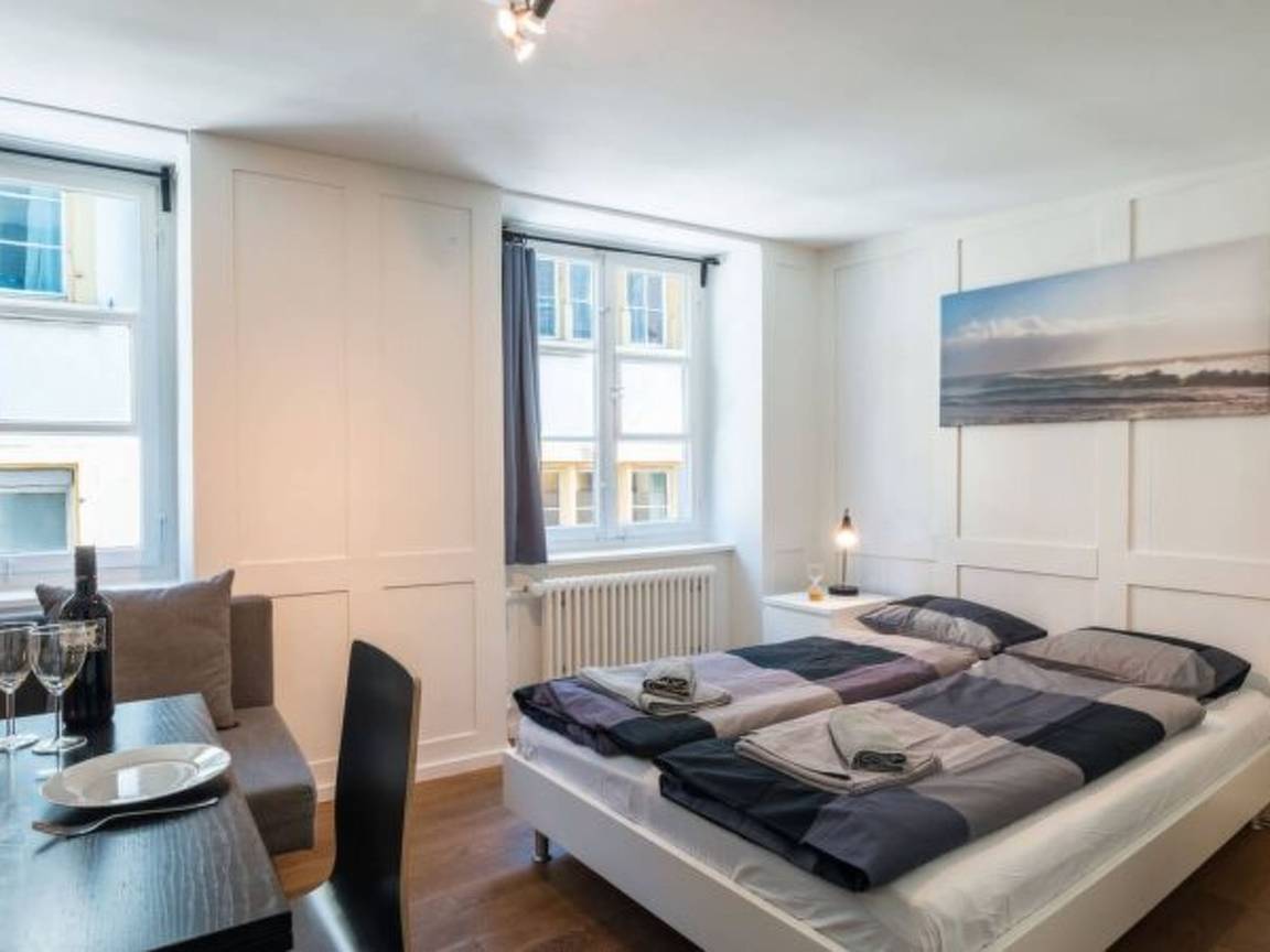 19 M² Apartment ∙ 1 Bedroom ∙ 3 Guests - Zurich main station