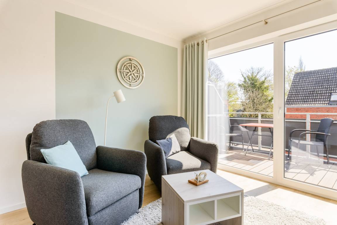 30 M² Ferienwohnung ∙ 1 Schlafzimmer ∙ 2 Gäste - Husum