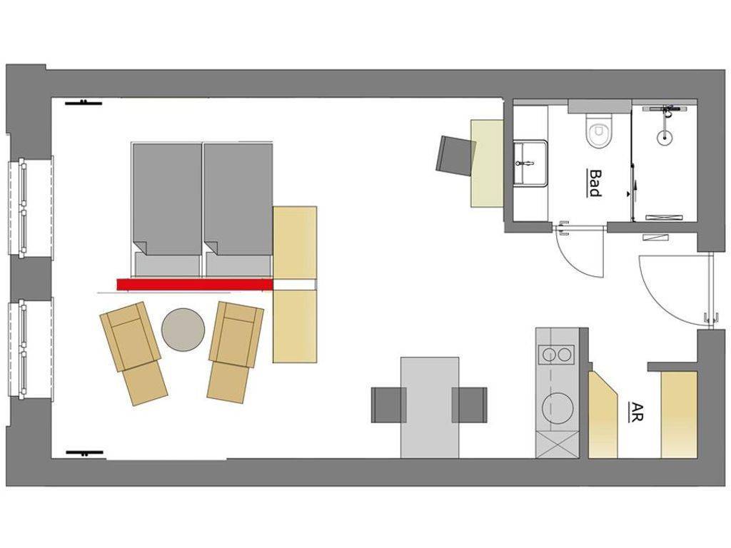 32 M² Ferienwohnung ∙ 2 Schlafzimmer ∙ 4 Gäste - Emden