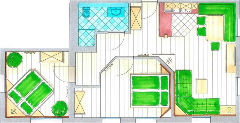 65 M² Apartment ∙ 2 Bedrooms ∙ 4 Guests - Berchtesgaden