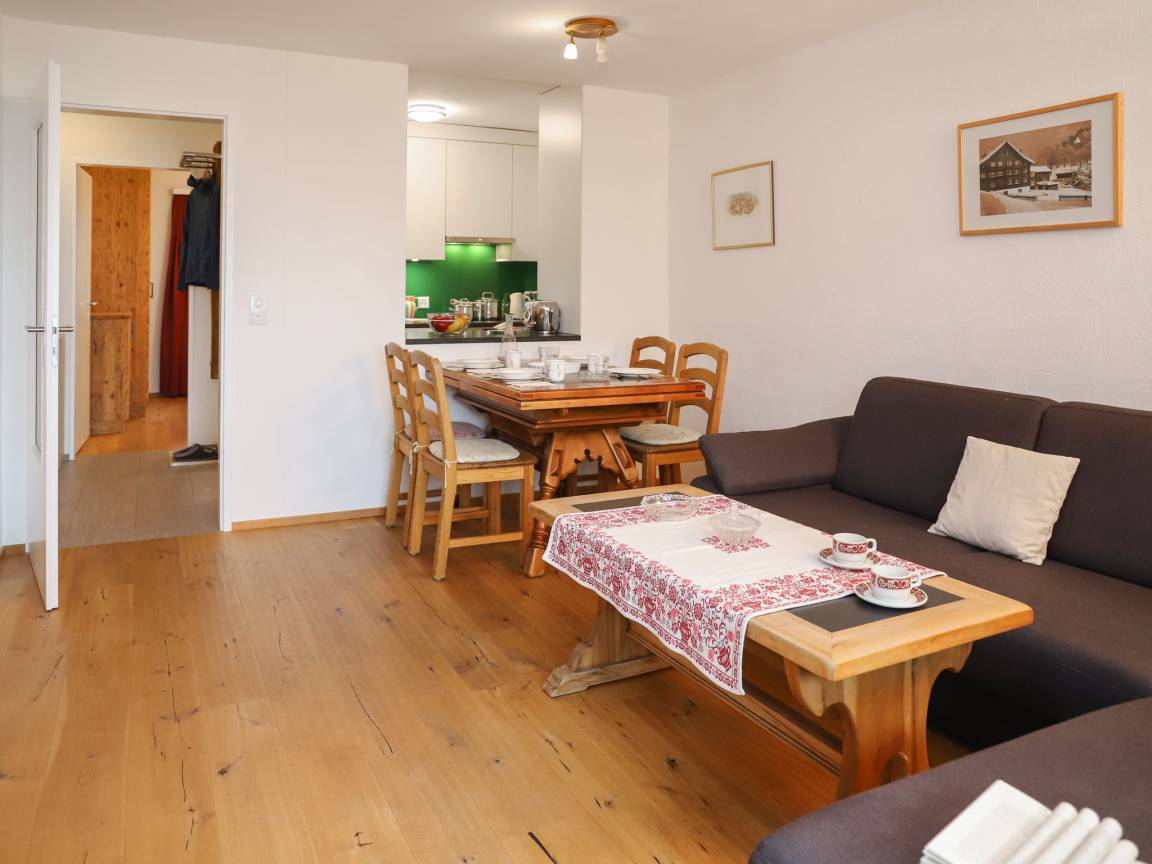 55 M² Ferienwohnung ∙ 2 Schlafzimmer ∙ 5 Gäste - Kanton Graubünden