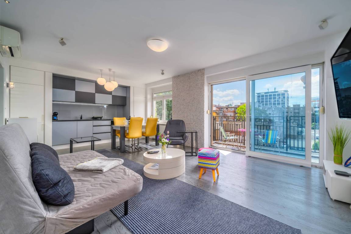 56 M² Lägenhet ∙ 1 Sovrum ∙ 4 Gäster - Zagreb