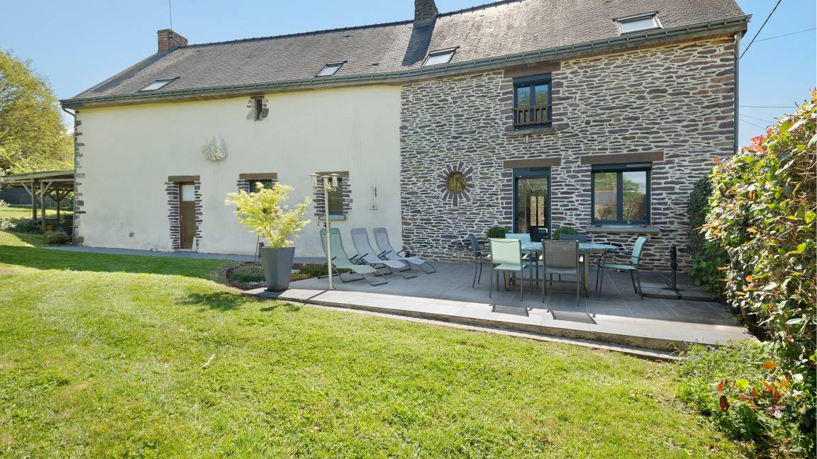 150 M² Maison De Vacances ∙ 3 Chambres ∙ 6 Personnes - Paimpont