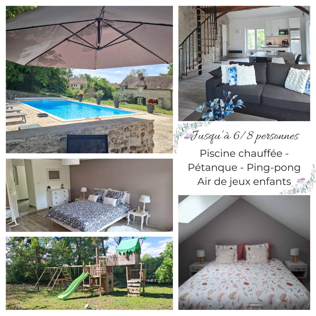 90 M² Gîte ∙ 3 Chambres ∙ 8 Personnes - Île-de-France