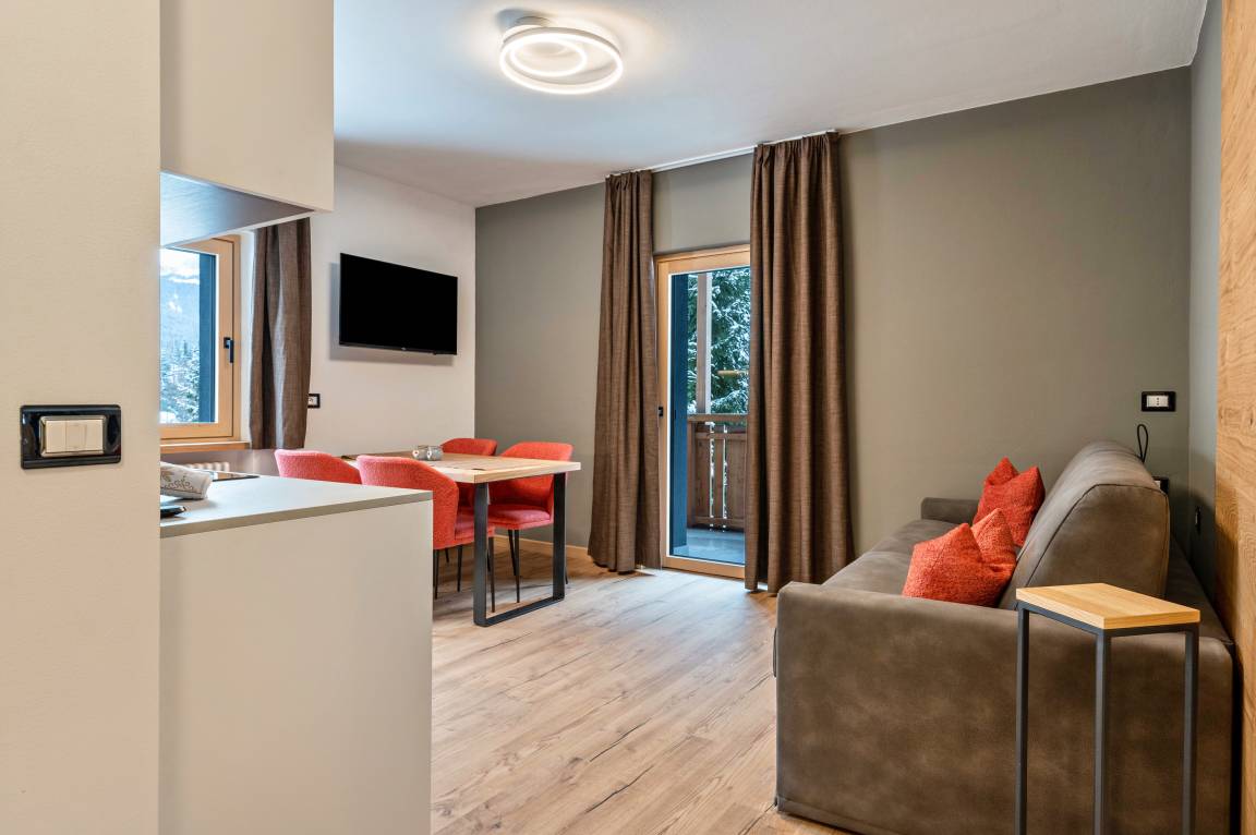 44 M² Appartamento Vacanza ∙ 1 Camera Da Letto ∙ 3 Ospiti - Canazei