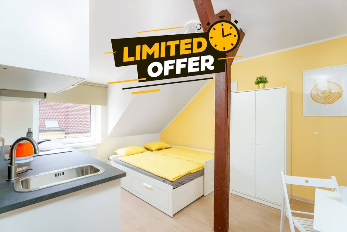18 M² Apartament ∙ 2 Gości - Praga