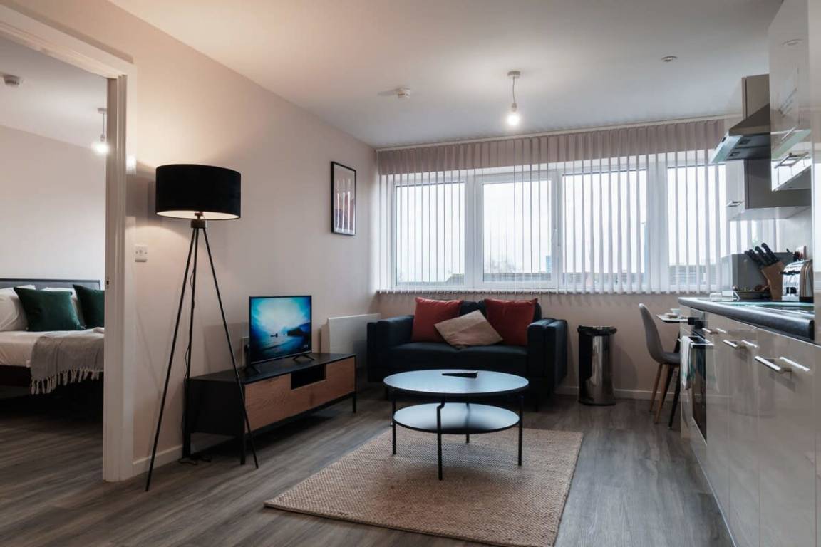 51 M² Apartamento ∙ 1 Quarto ∙ 2 Hóspedes - Manchester
