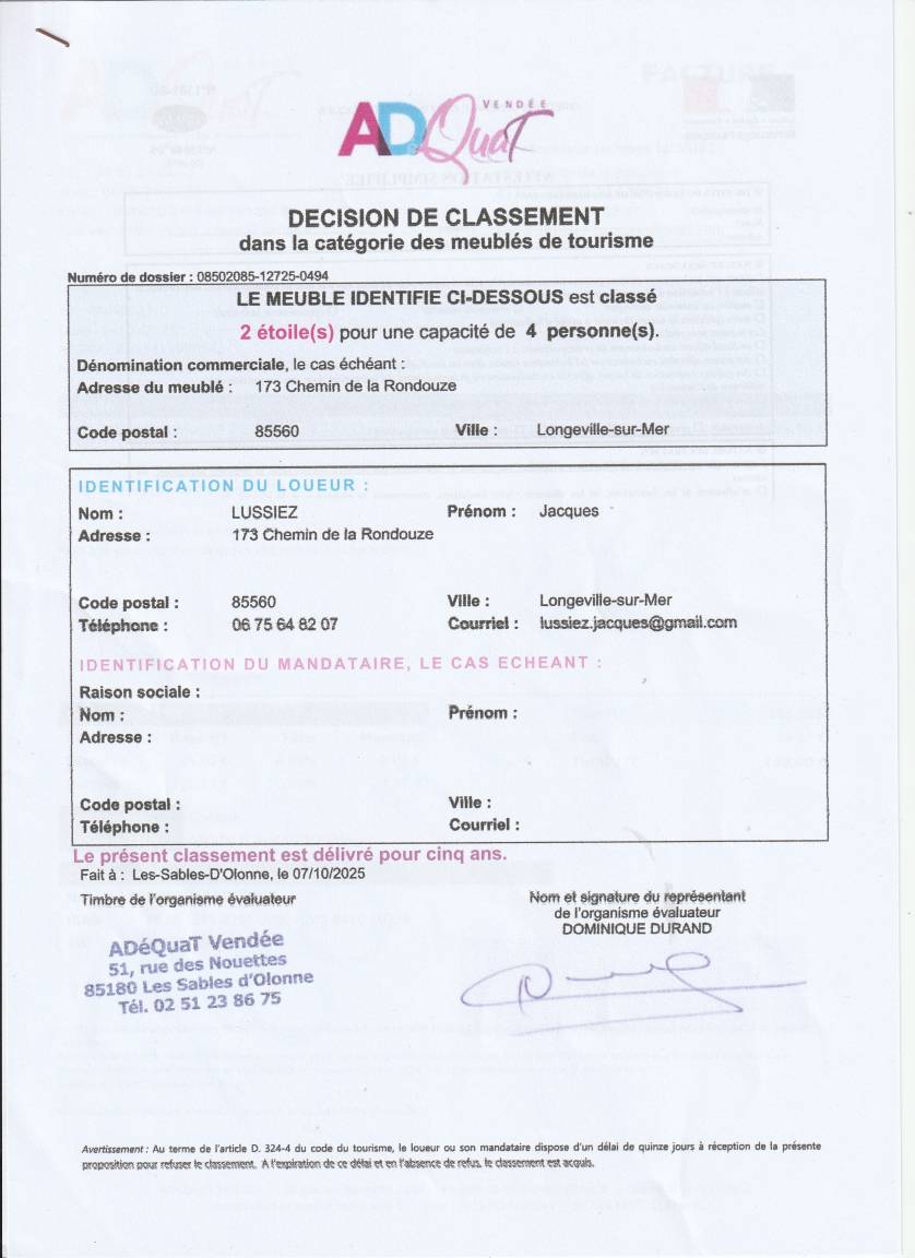 30 M² Gîte ∙ 1 Chambre ∙ 4 Personnes - Plage des Conches