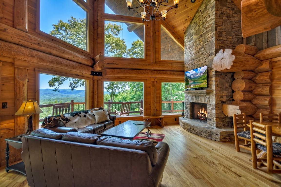 454 M² Cabin ∙ 5 Bedrooms ∙ 10 Guests - Blue Ridge, GA