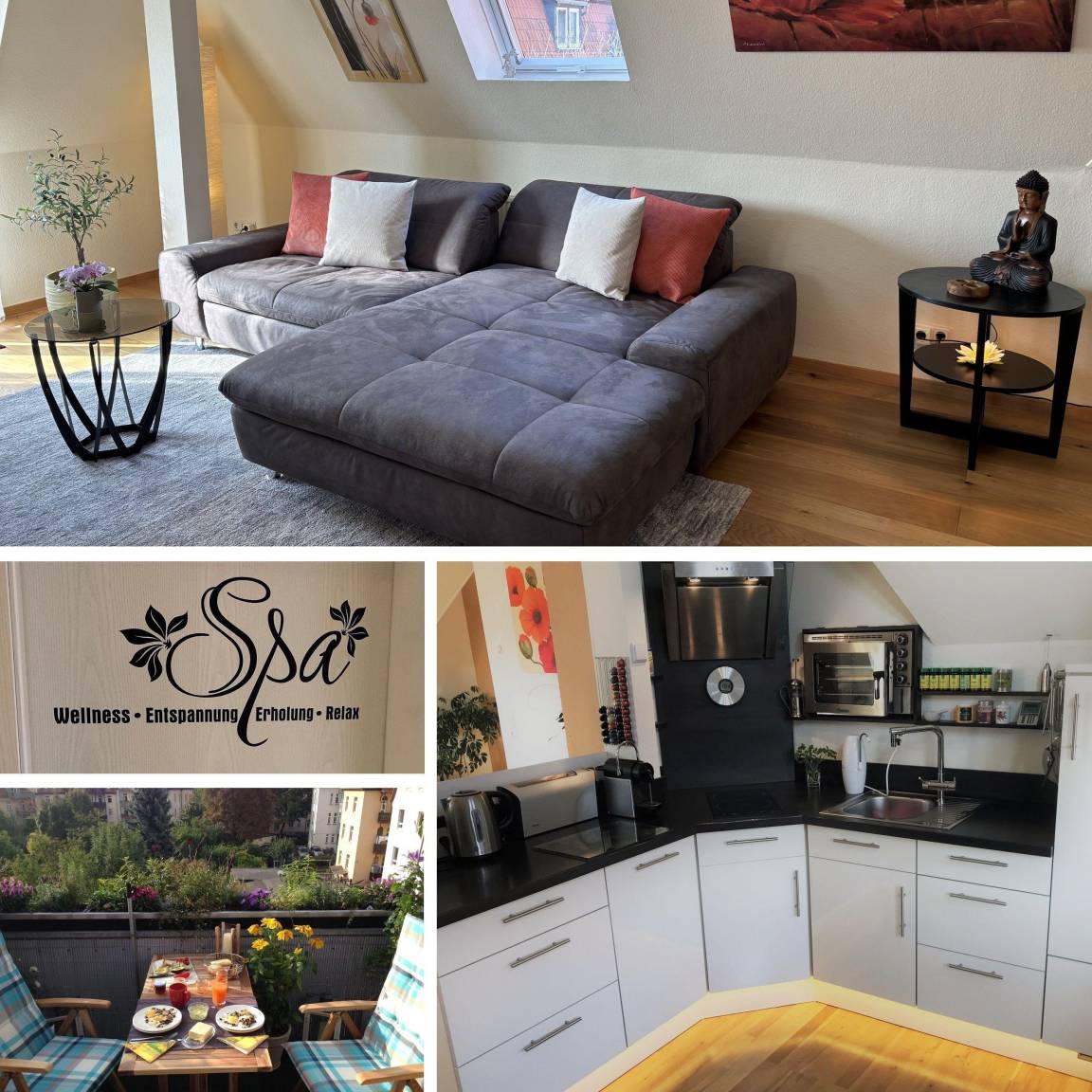 80 M² Ferienwohnung ∙ 1 Schlafzimmer ∙ 2 Gäste - Erfurt