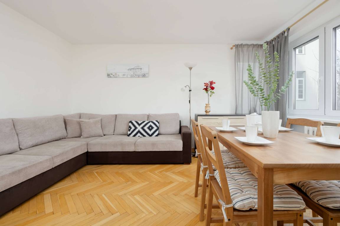 64 M² Ferienwohnung ∙ 2 Schlafzimmer ∙ 6 Gäste - Warschau