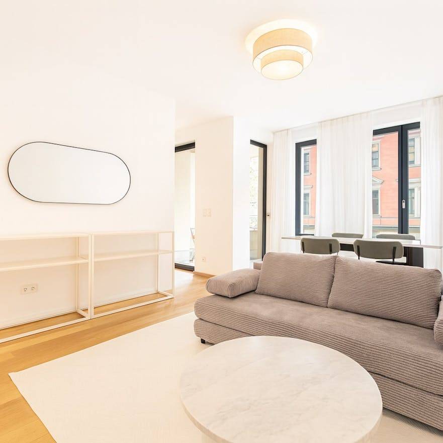 50 M² Appartement ∙ 1 Slaapkamer ∙ 2 Gasten - Leipzig