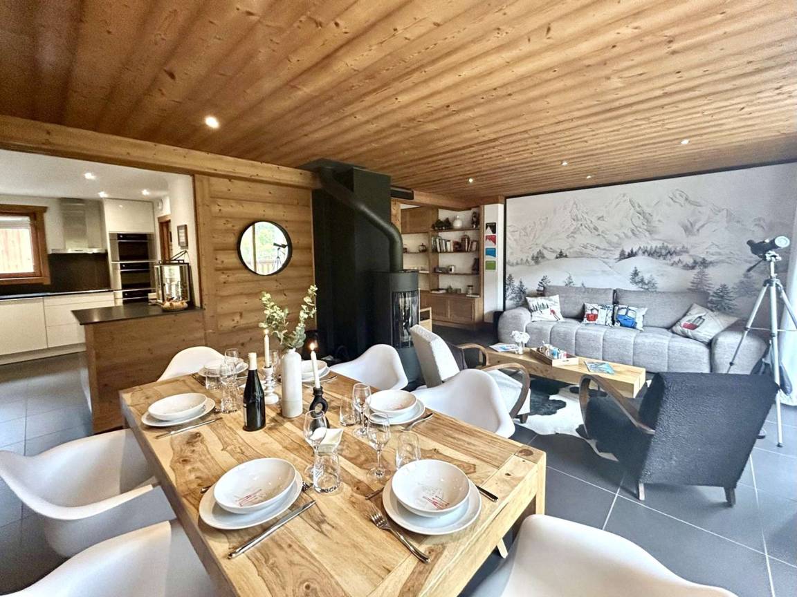 100 M² Chalet ∙ 3 Habitaciones ∙ 6 Huéspedes - Méribel
