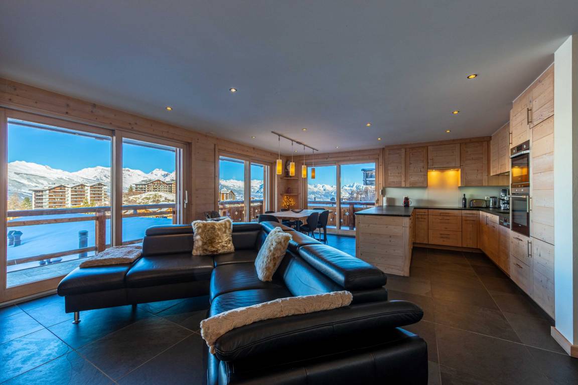 115 M² Ferienwohnung ∙ 3 Schlafzimmer ∙ 7 Gäste - Ovronnaz